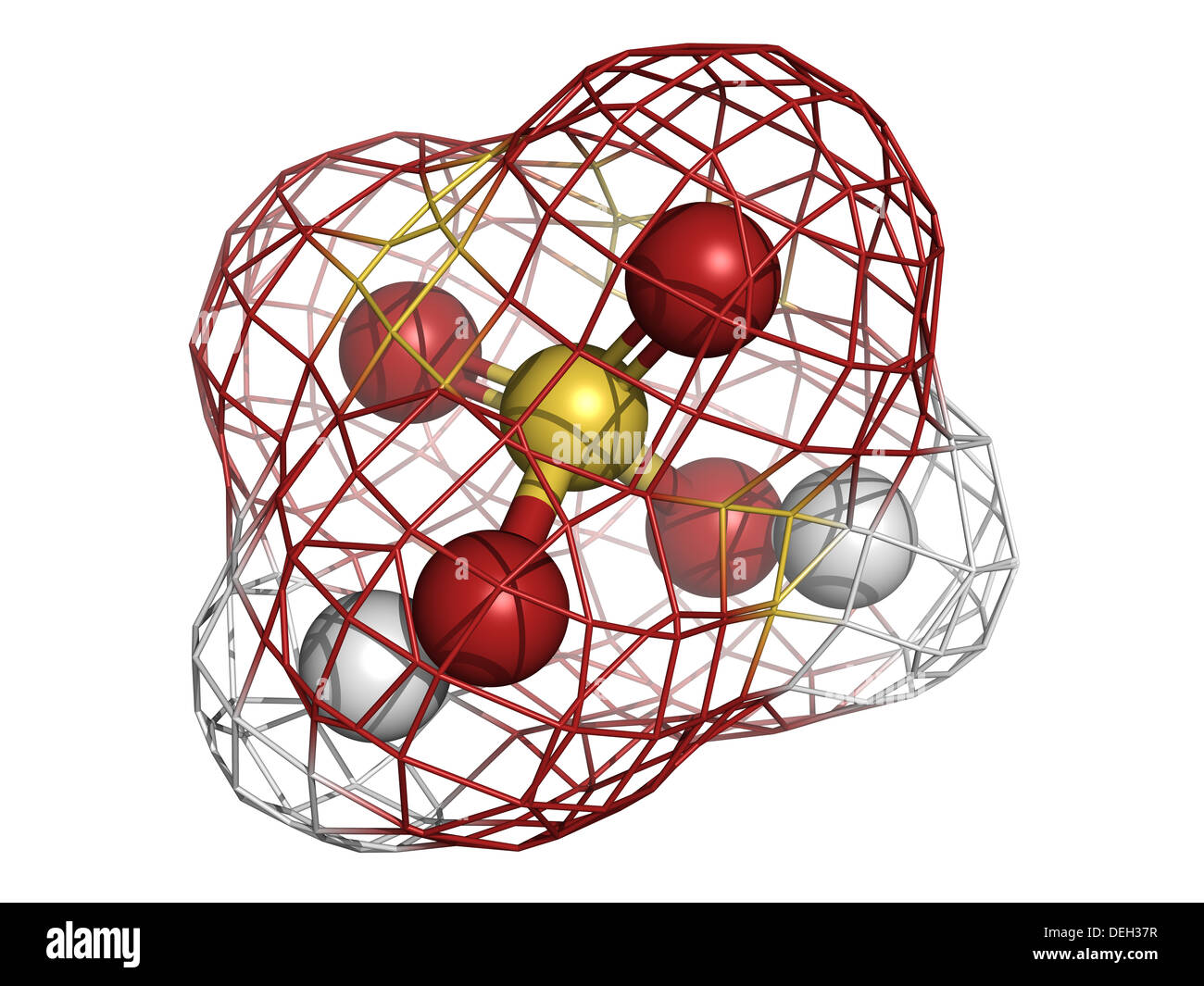 Sulfuric acid molecule hi-res stock photography and images - Alamy