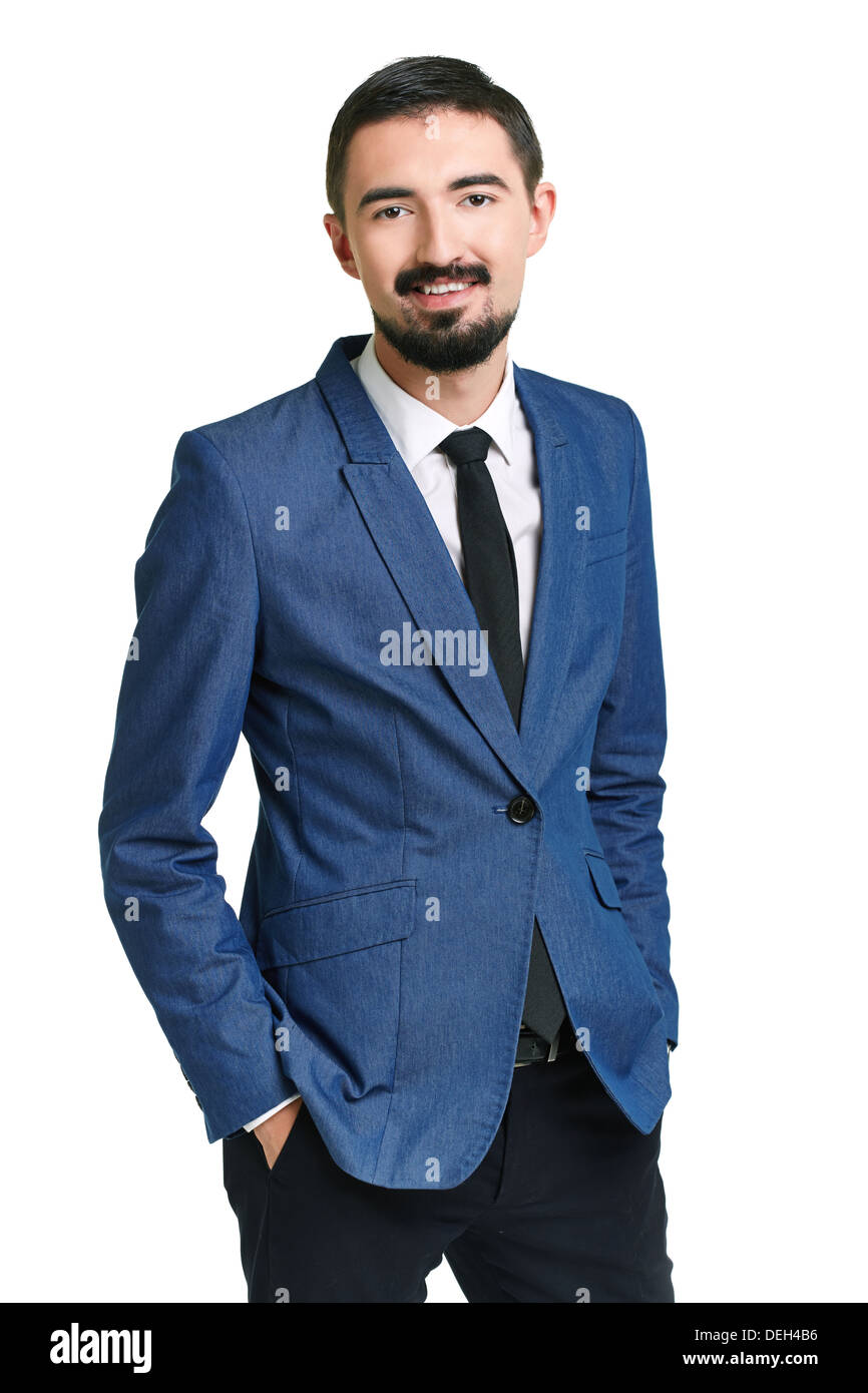 Portrait of attractive male in formalwear looking at camera Stock Photo ...
