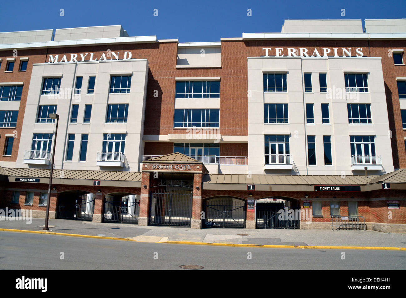 Capital One Field at the University of Maryland southgate ticket booth ...
