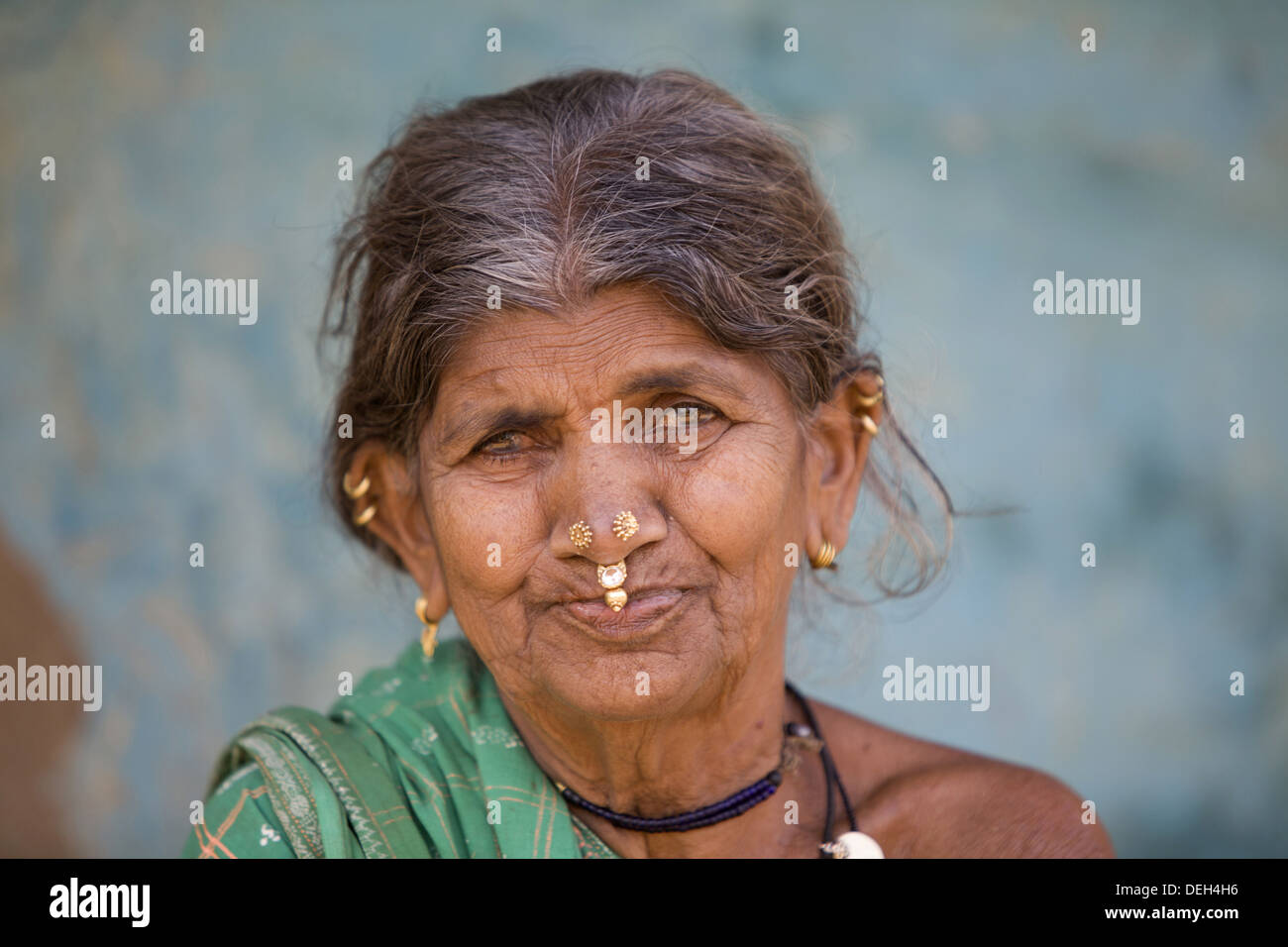 Old village woman, Orissa, India. Rural faces of India Stock Photo - Alamy