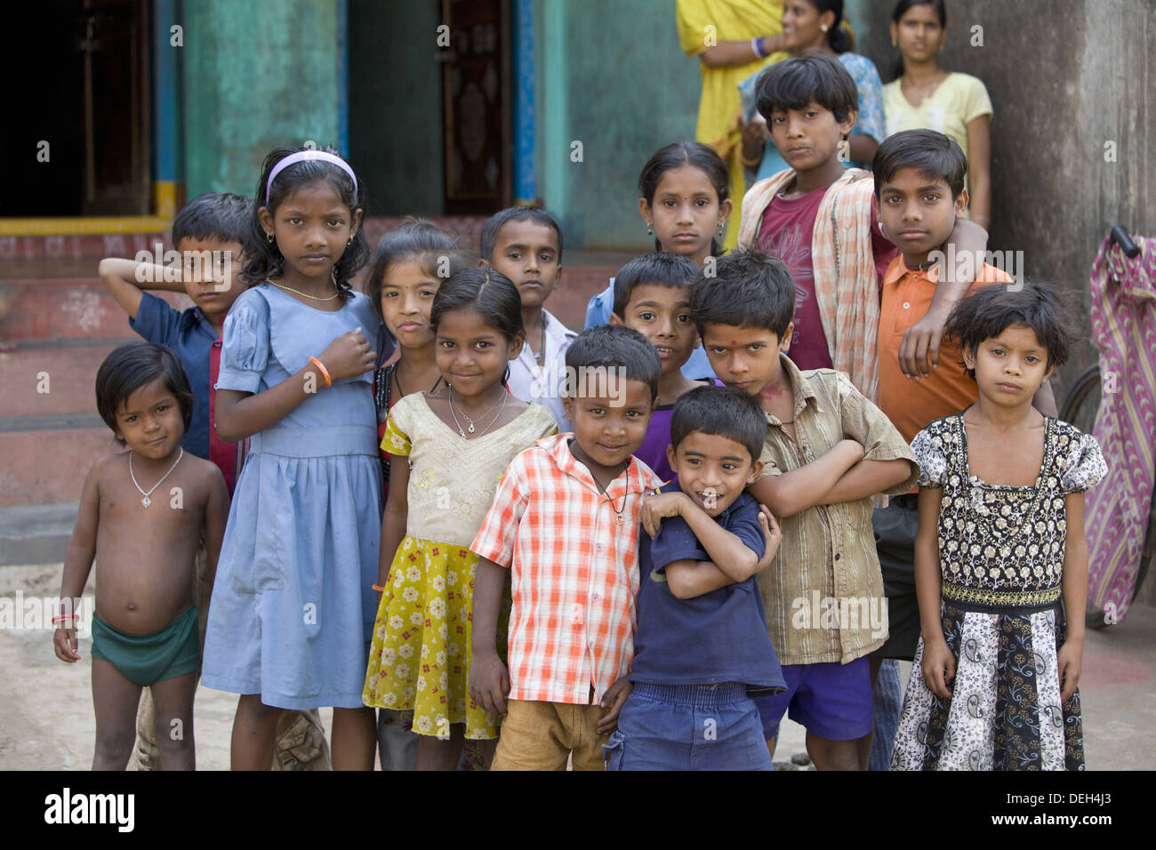 Children, Oriya tribe, Orissa, India Stock Photo - Alamy
