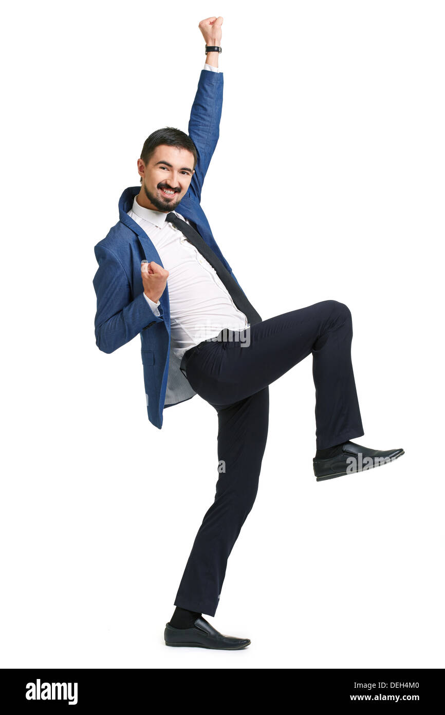 Ecstatic man portrait Cut Out Stock Images & Pictures - Alamy