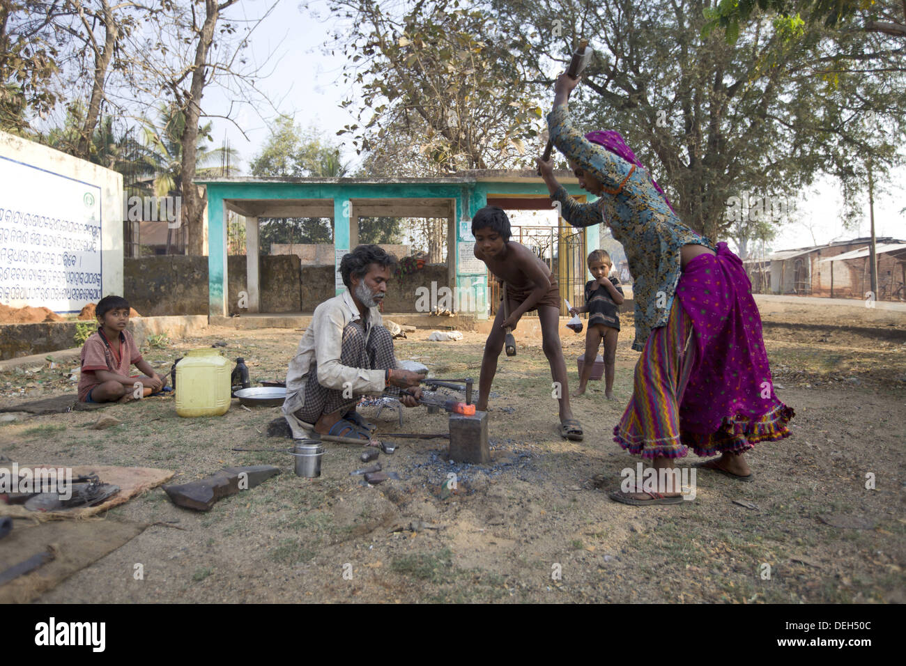 Indian blacksmith hi-res stock photography and images - Alamy