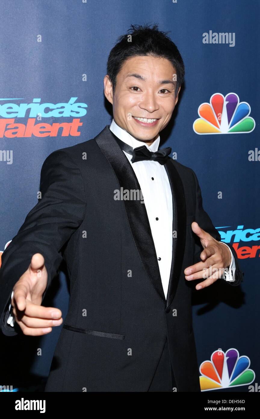 New York Ny 18th Sep 2013 Kenichi Ebina In Attendance For Americas Got Talent Post Show Red