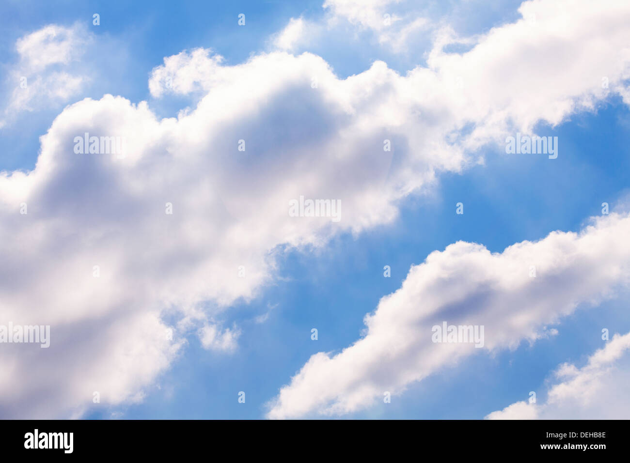 Sky with puffy clouds hi-res stock photography and images - Alamy