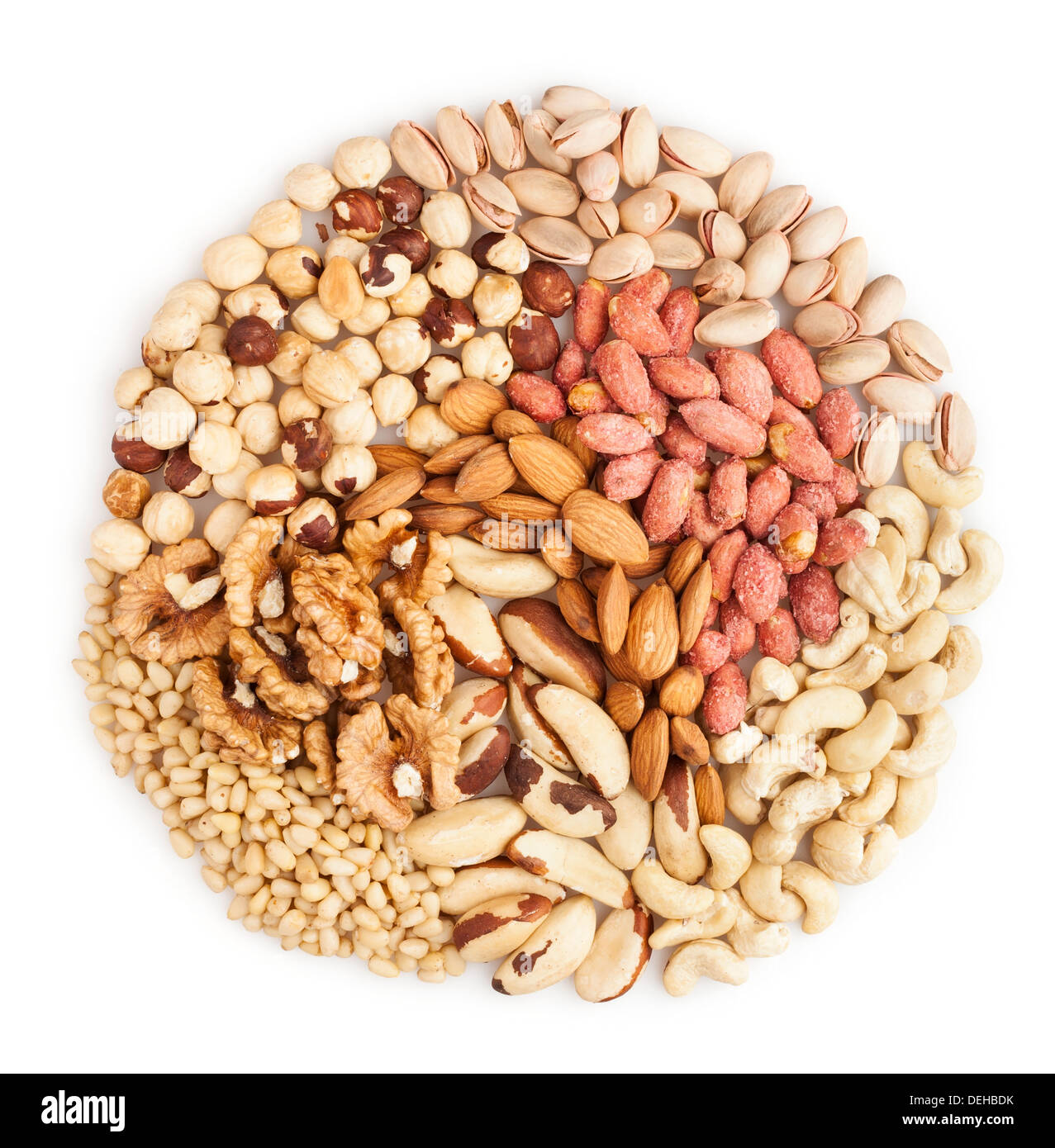Mixed seed isolated above hi-res stock photography and images - Alamy