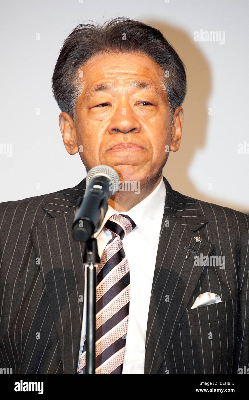 Tokyo, Japan. 19th Sept, 2013. The Director General Yasushi Shiina ...