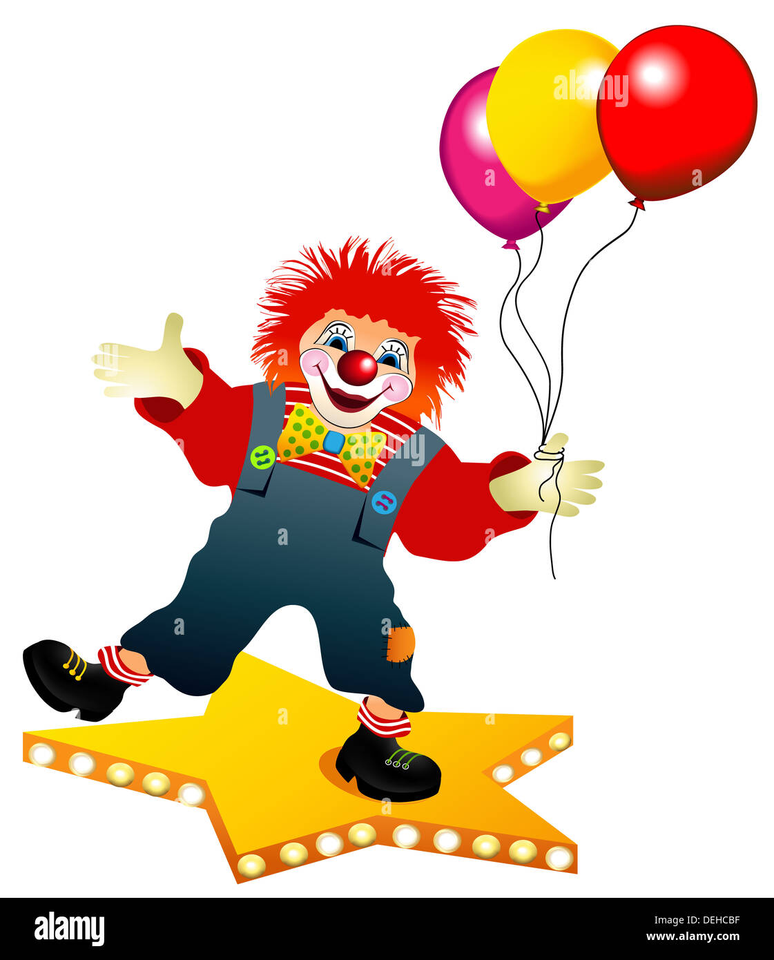 Star clown hi-res stock photography and images - Alamy