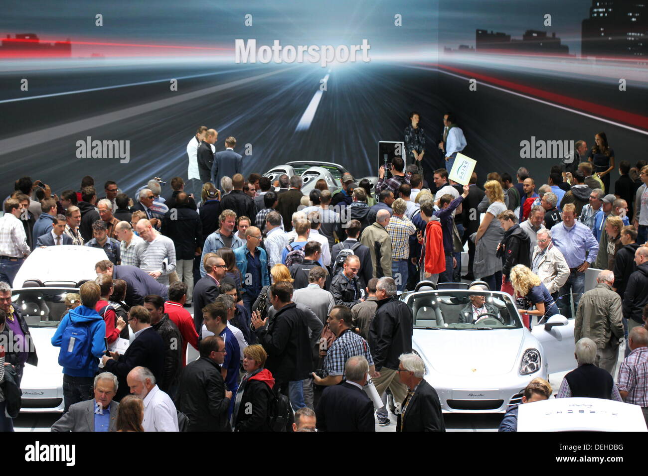 Porsche show stand hi-res stock photography and images - Alamy