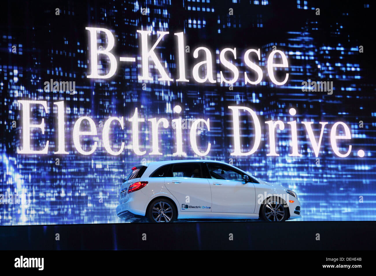 International Motor Show in Frankfurt, Germany. Mercedes Benz B-Class ...