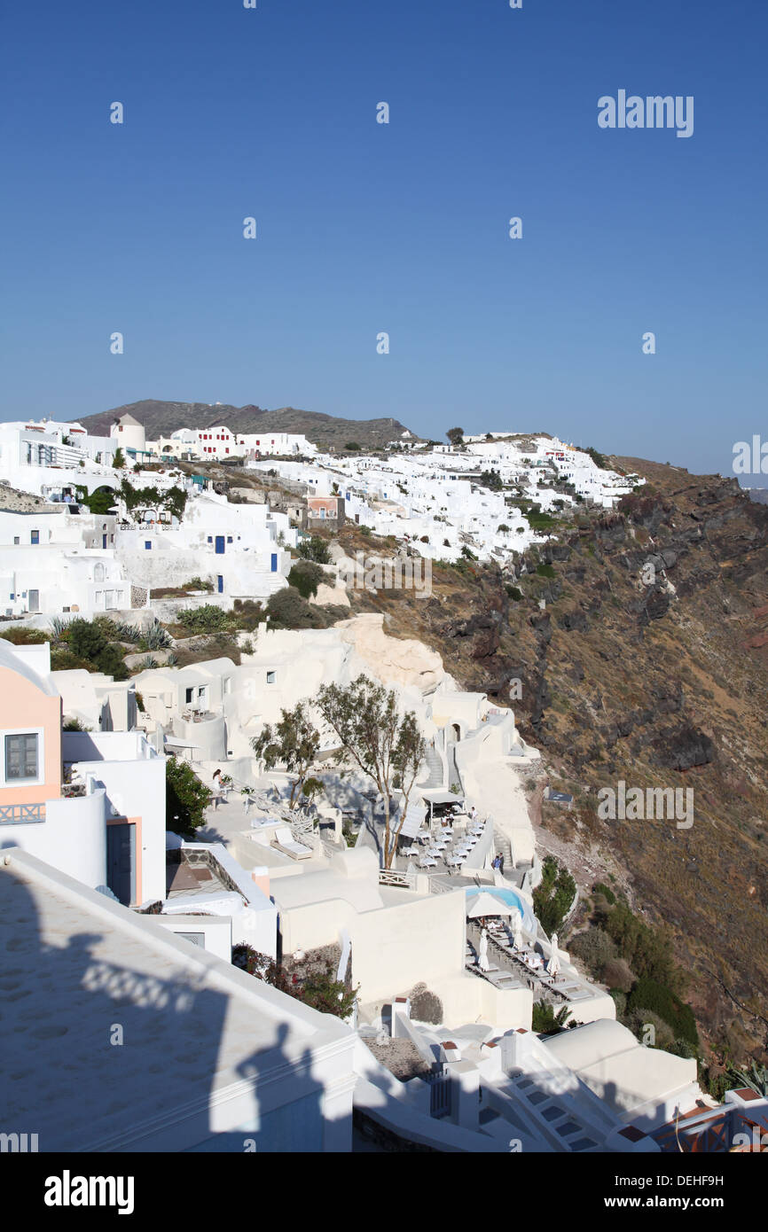 Santorini oia village steps hi-res stock photography and images - Alamy