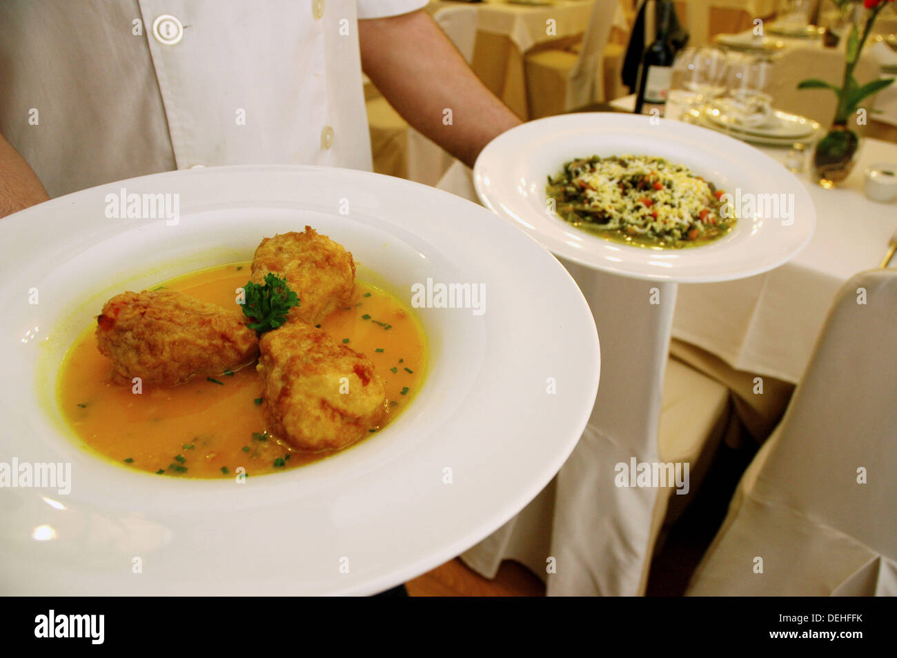 Peppers stuffed with monkfish and Vegetable stew. ´La Rosario ...