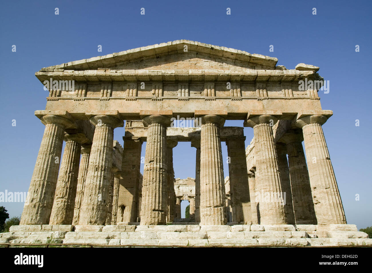 The temple of neptune hi-res stock photography and images - Alamy