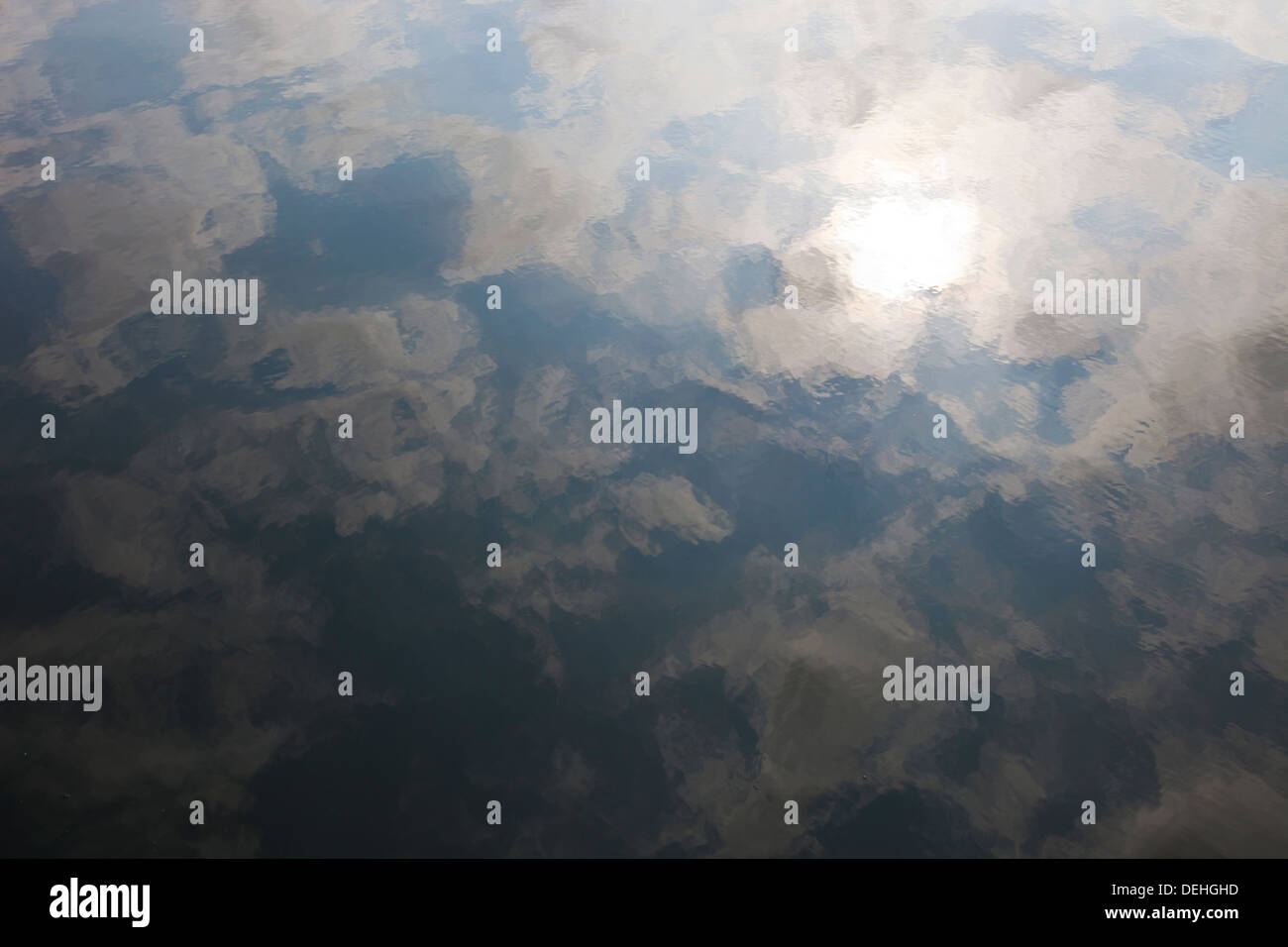 Close up cloud reflection in hi-res stock photography and images - Alamy