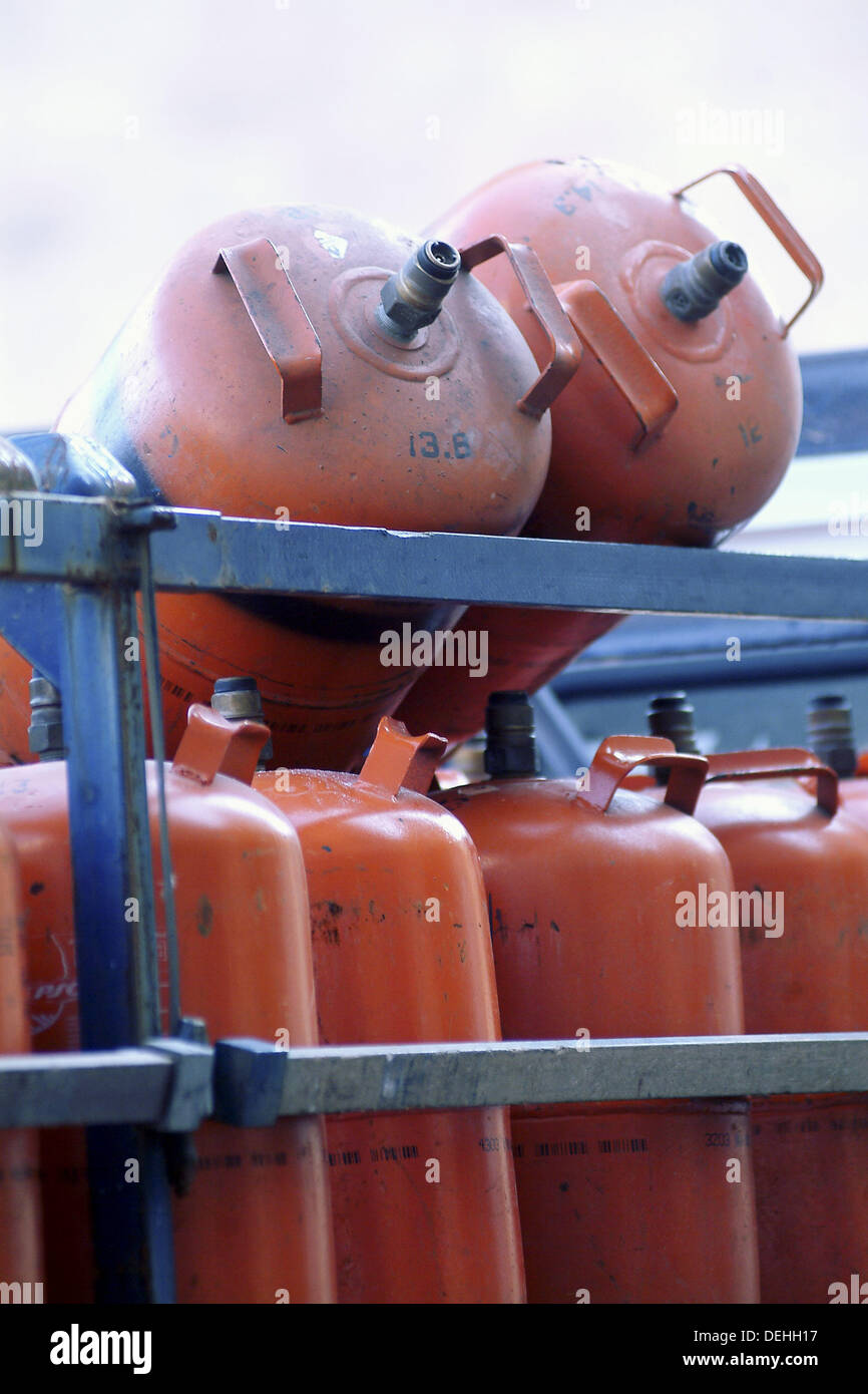 Orange gas canister hi-res stock photography and images - Alamy