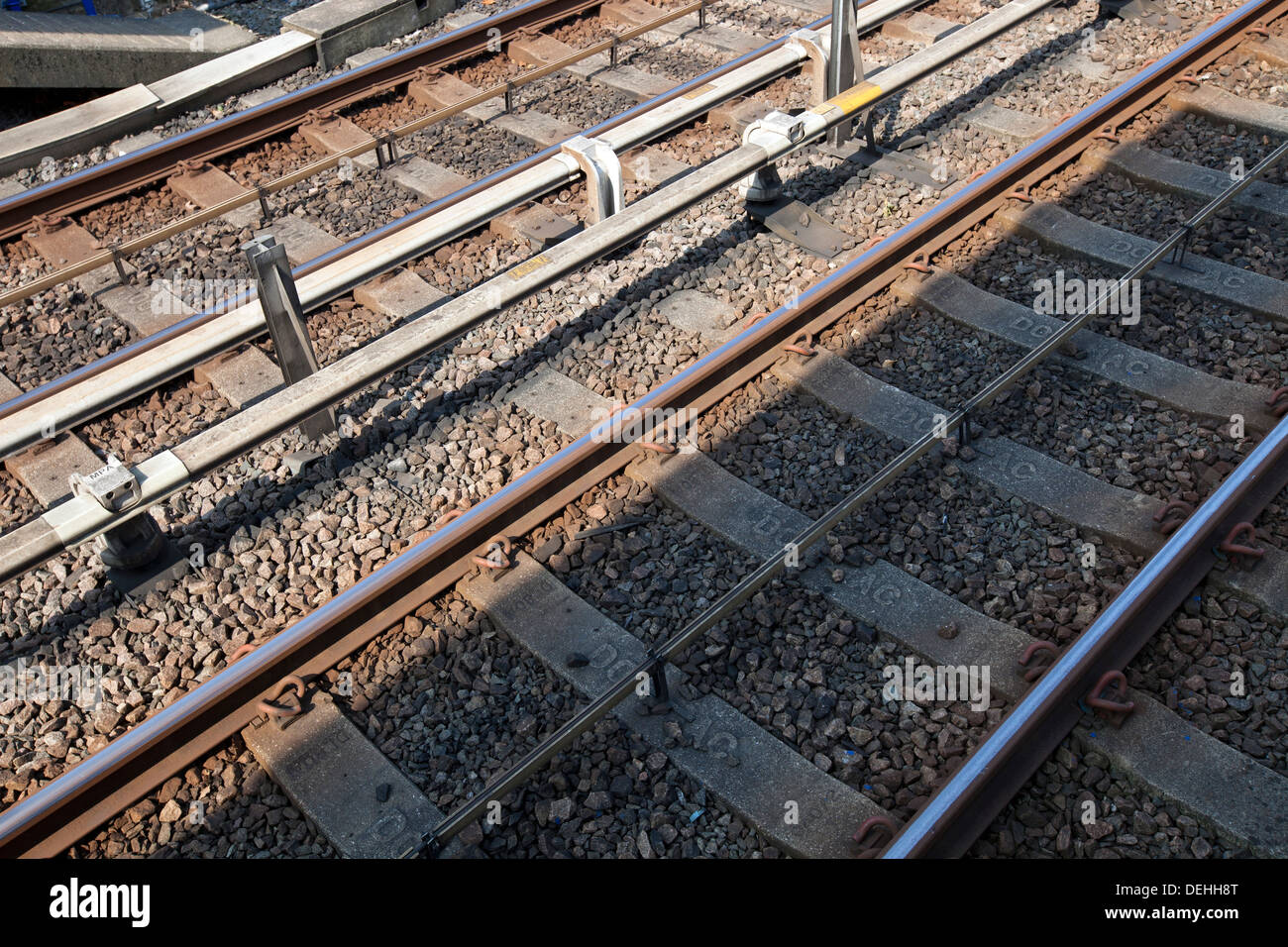 Horizontal railway tracks hi-res stock photography and images - Alamy