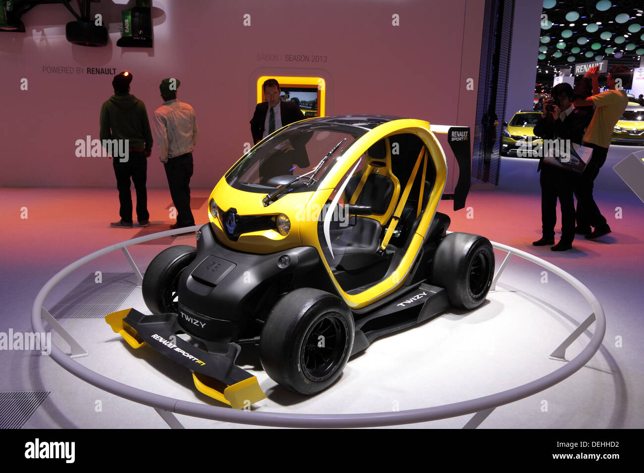 International Motor Show in Frankfurt, Germany. Renault Twizy Electric ...