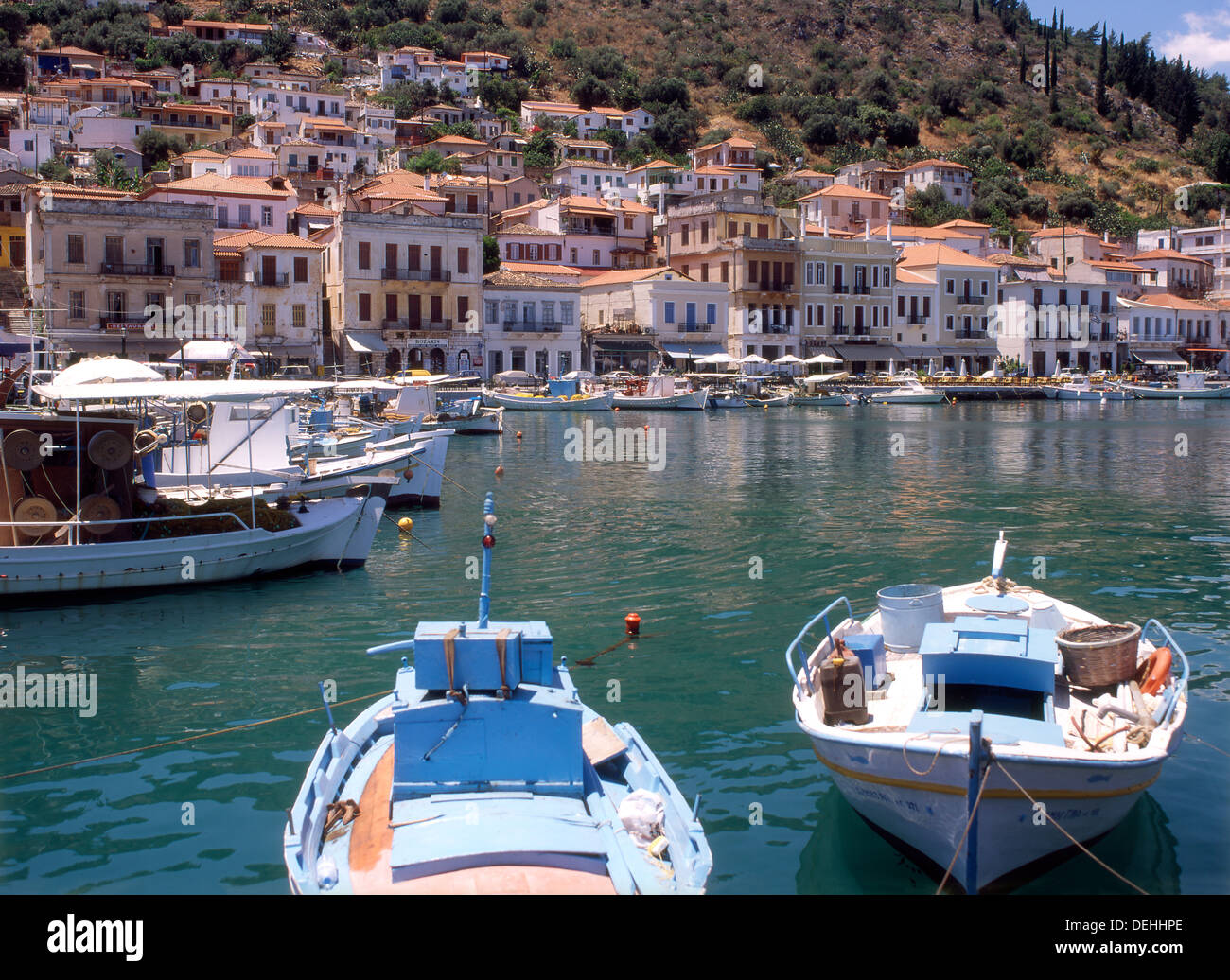 Greece Peloponnese Lakonia, Gythio harbour Stock Photo - Alamy