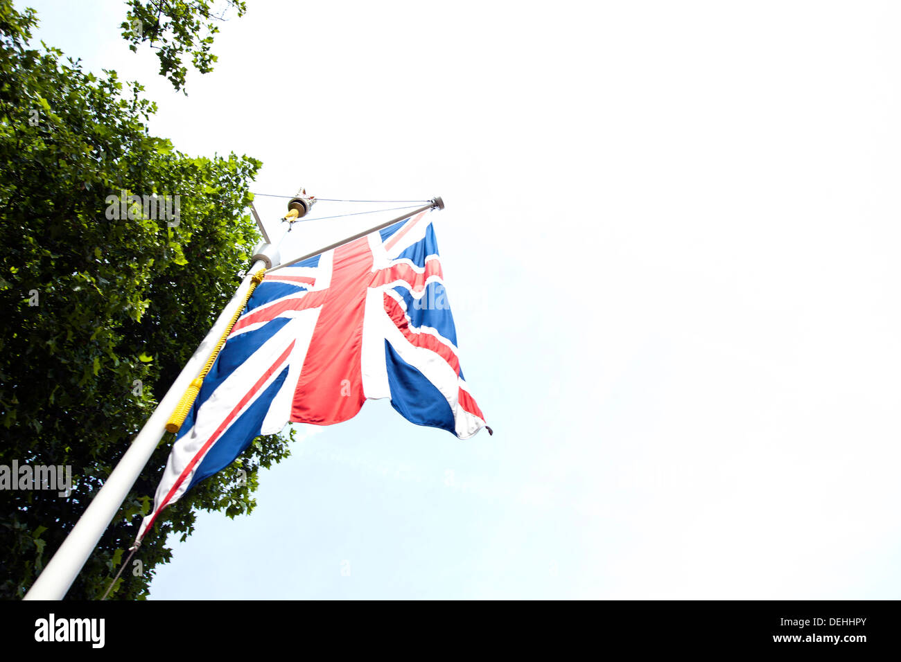 British flag copy space hi-res stock photography and images - Alamy