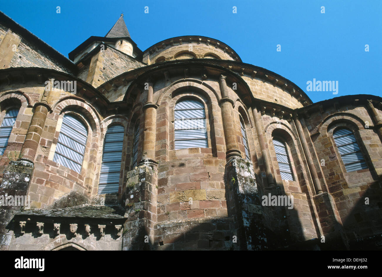 Abbey of saint foy hi-res stock photography and images - Alamy