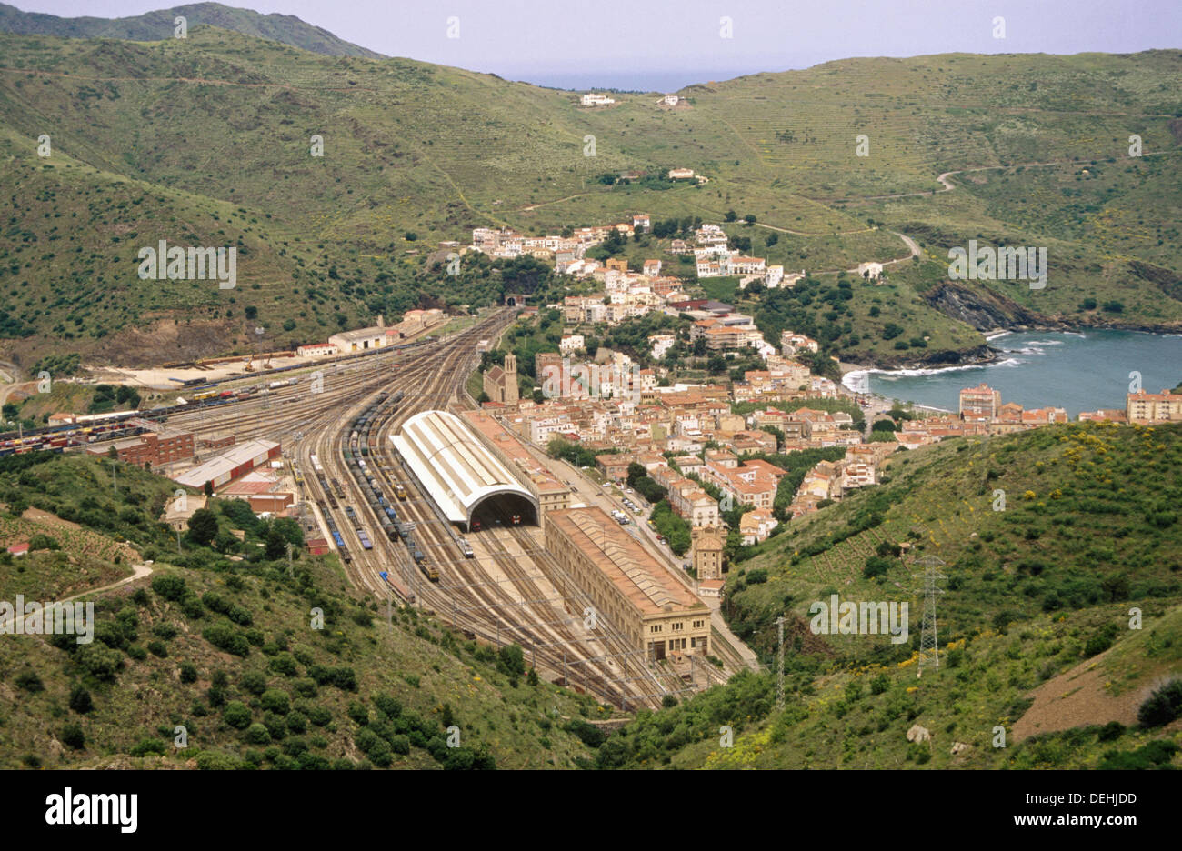 Portbou railway station hi-res stock photography and images - Alamy