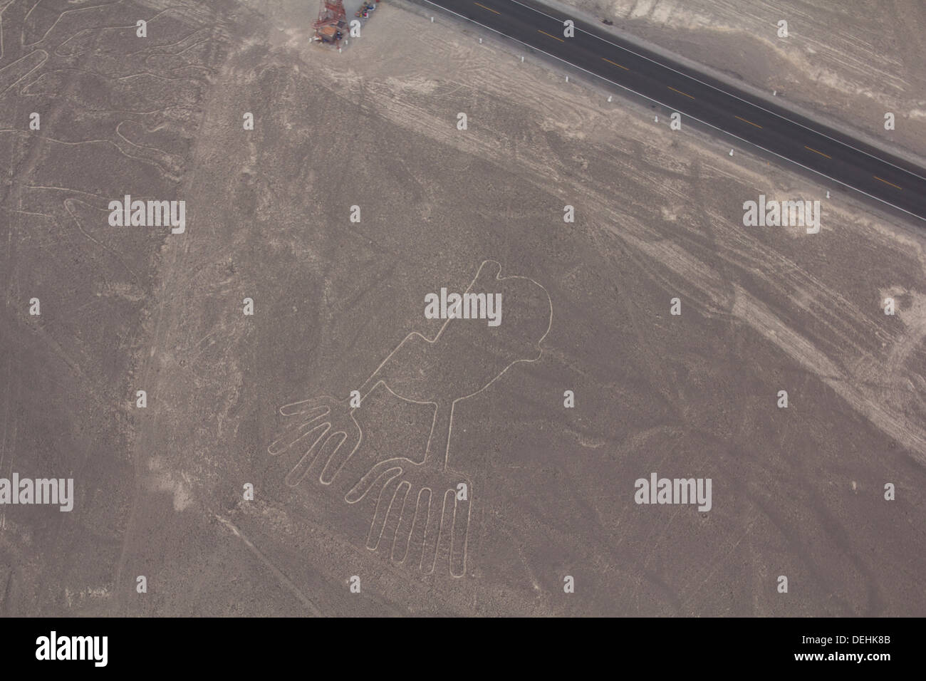 Hands Nazca lines, Peru Stock Photo - Alamy