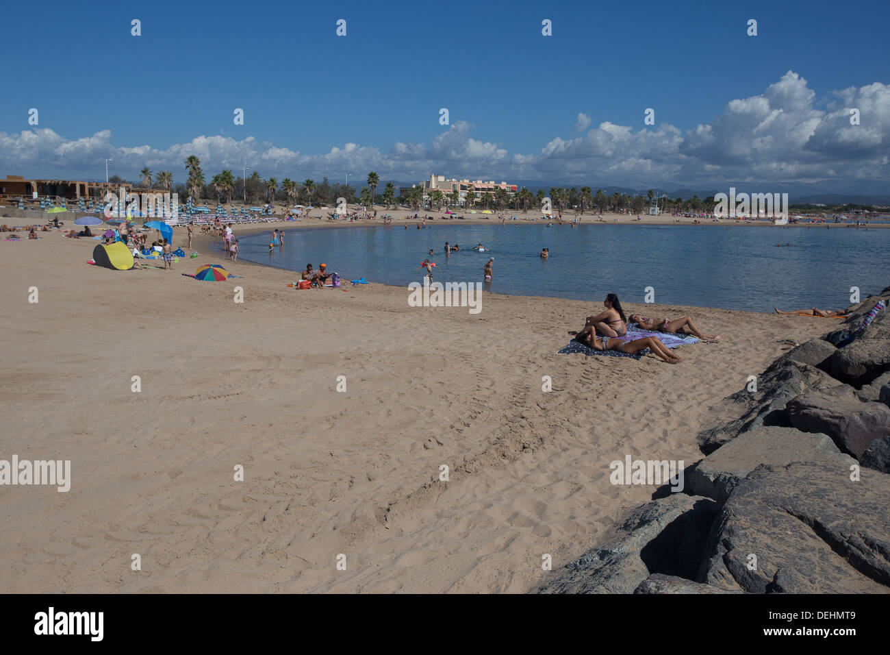 Frejus Cote d'Azur French Riviera France beach Stock Photo - Alamy
