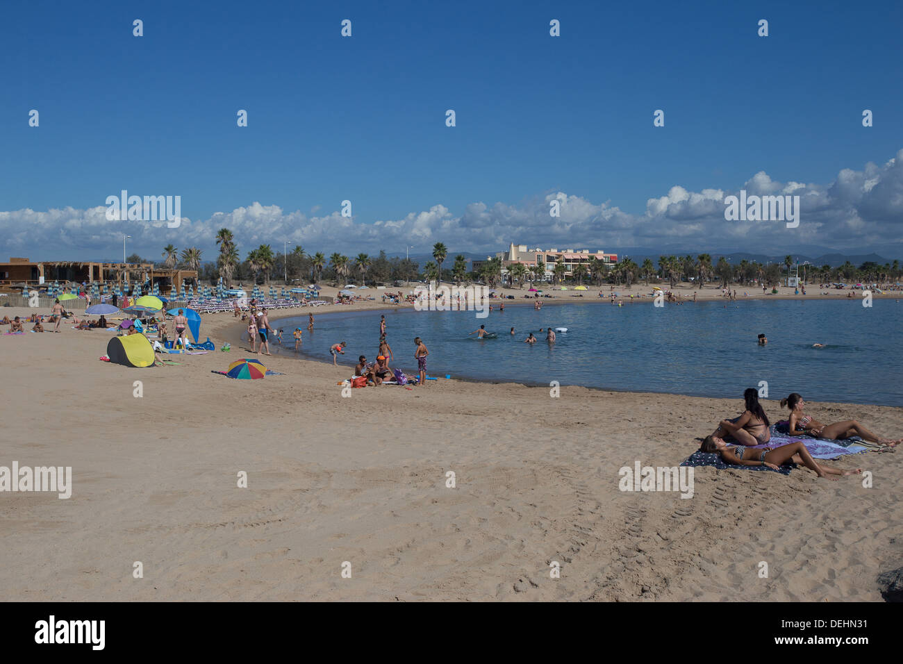 Frejus Cote d'Azur French Riviera France beach Stock Photo - Alamy