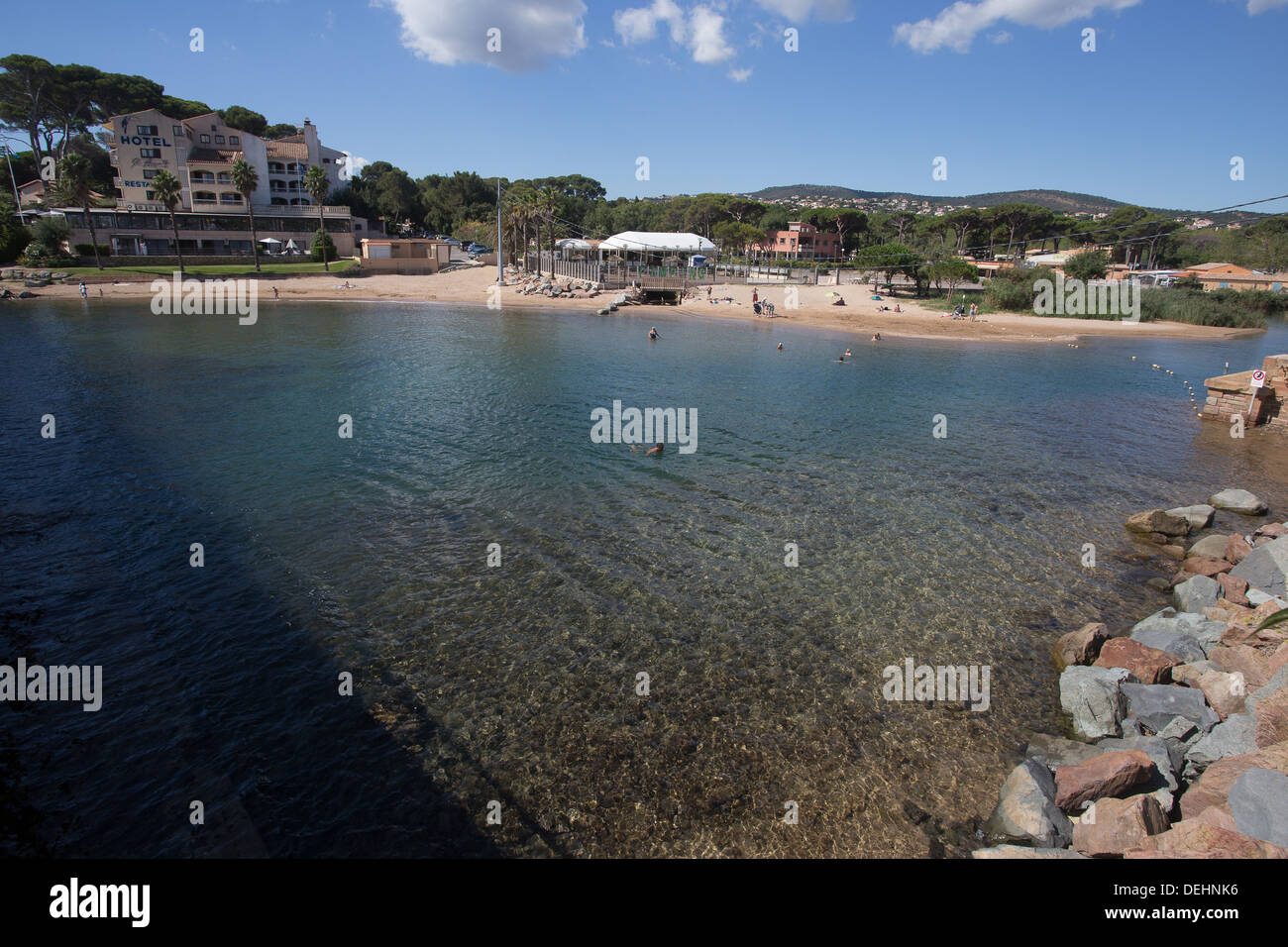 Frejus Cote d'Azur French Riviera France beach Stock Photo - Alamy