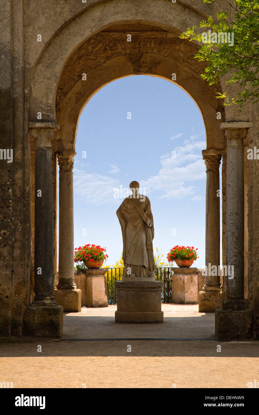 Statue at Villa Cimbrone, Ravello, Amalfi Coast, Salerno, Campania ...