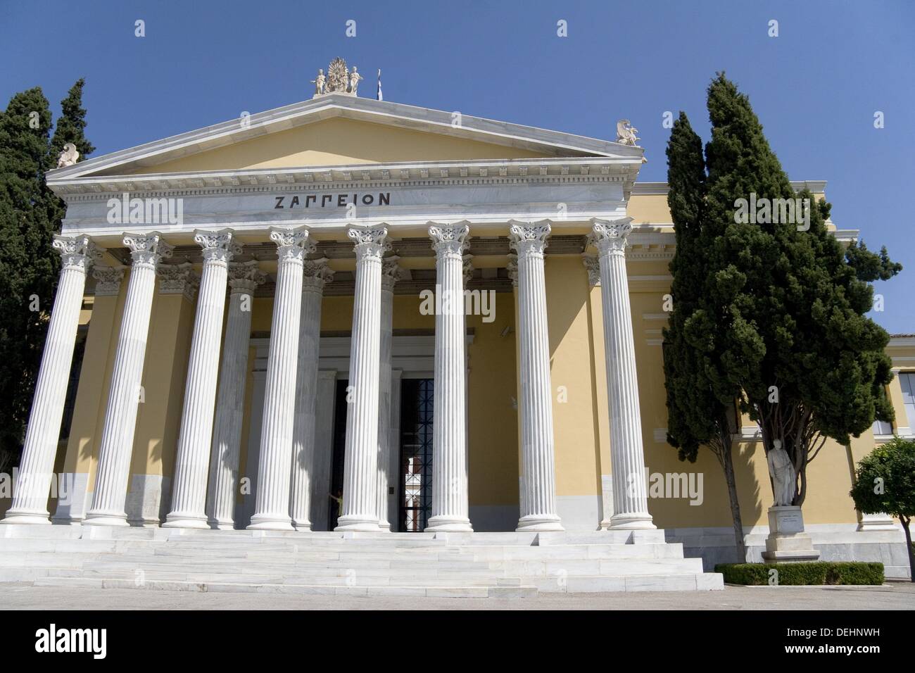 The zappeion building in the national gardens of athens hi-res stock ...