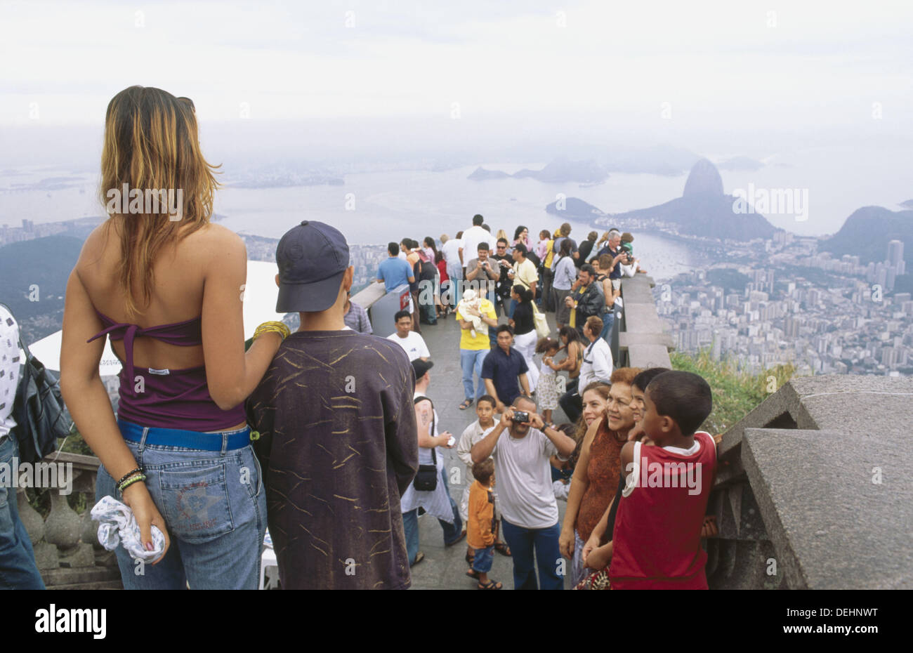 City overview from corcovado mountain hi-res stock photography and ...