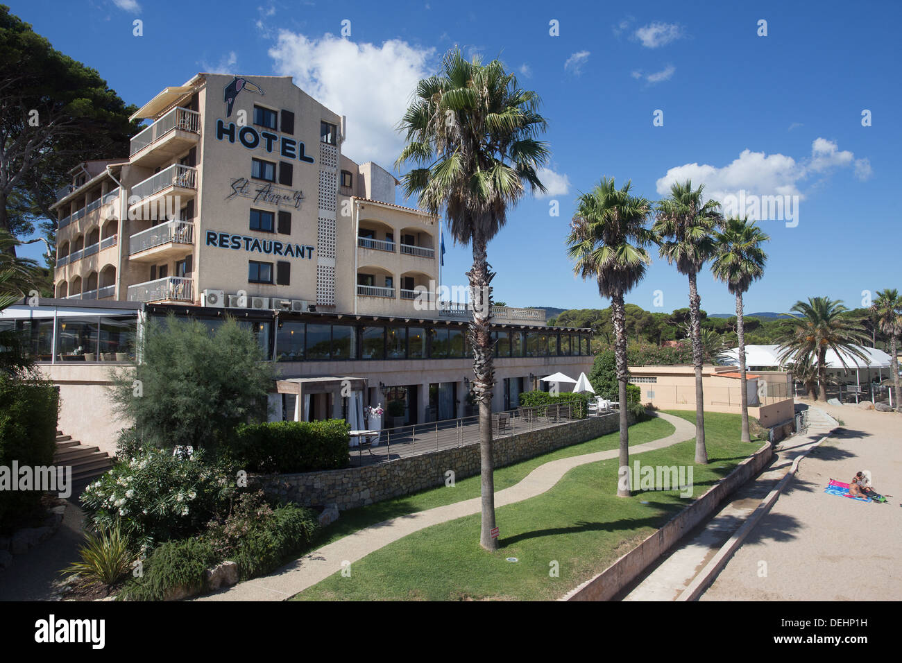Frejus Cote d'Azur French Riviera France beach Stock Photo - Alamy