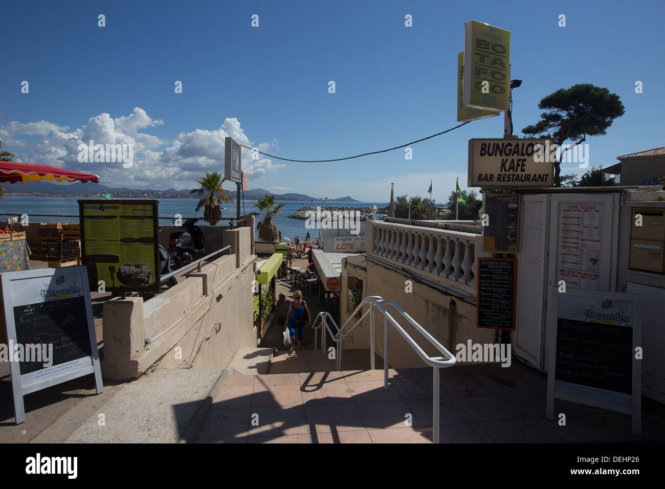 Frejus Cote d'Azur French Riviera France beach Stock Photo - Alamy