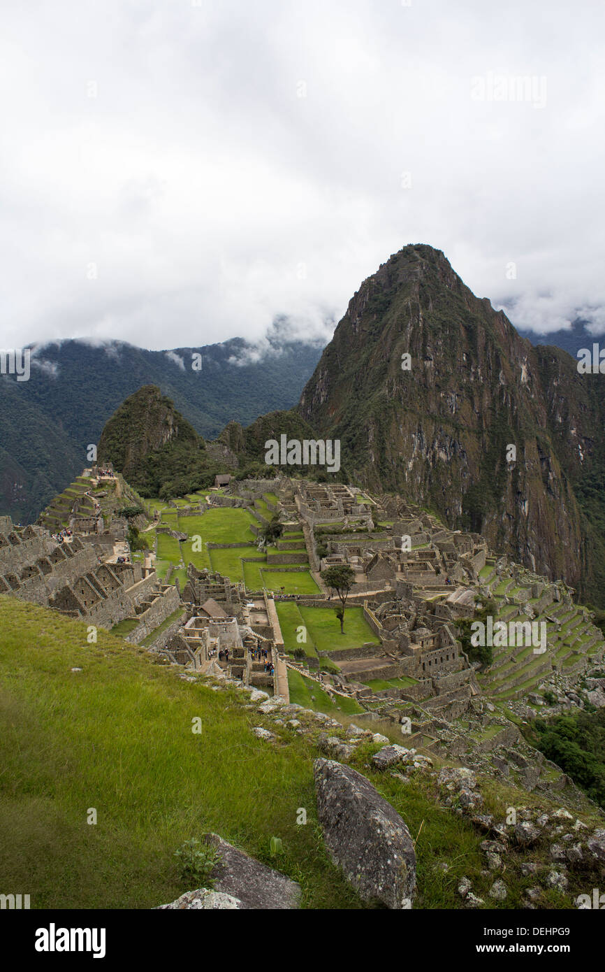 Landscape photo of Machu Picchu Incan ruins, Peru Stock Photo - Alamy