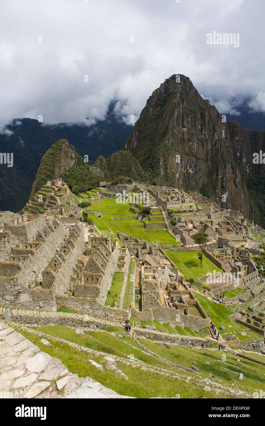 Landscape photo of Machu Picchu Incan ruins, Peru Stock Photo - Alamy