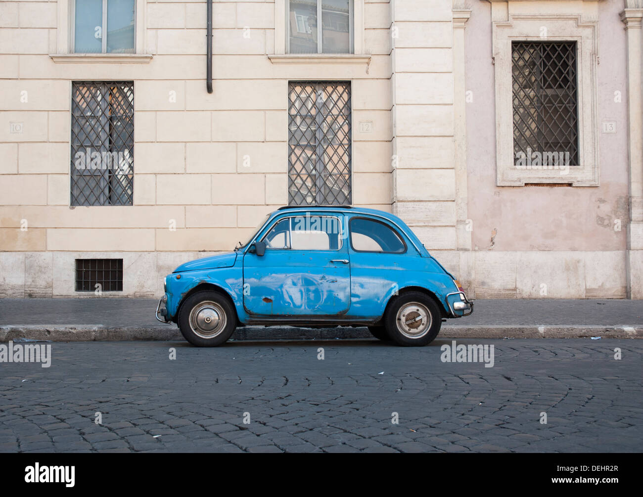 Fiat 500 in Rome, Italy, Europe Stock Photo - Alamy