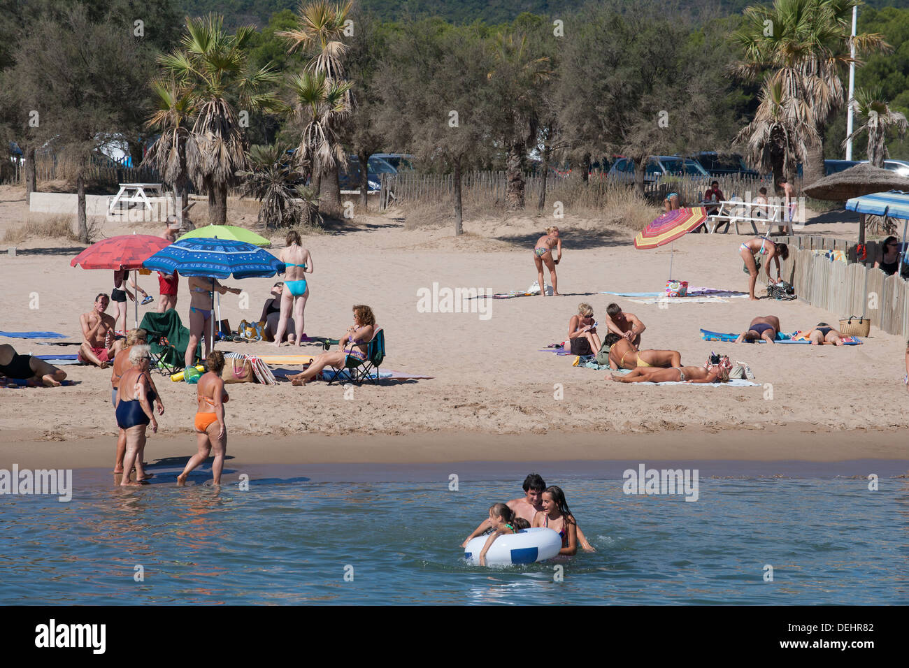 Frejus Cote d'Azur French Riviera France beach Stock Photo - Alamy