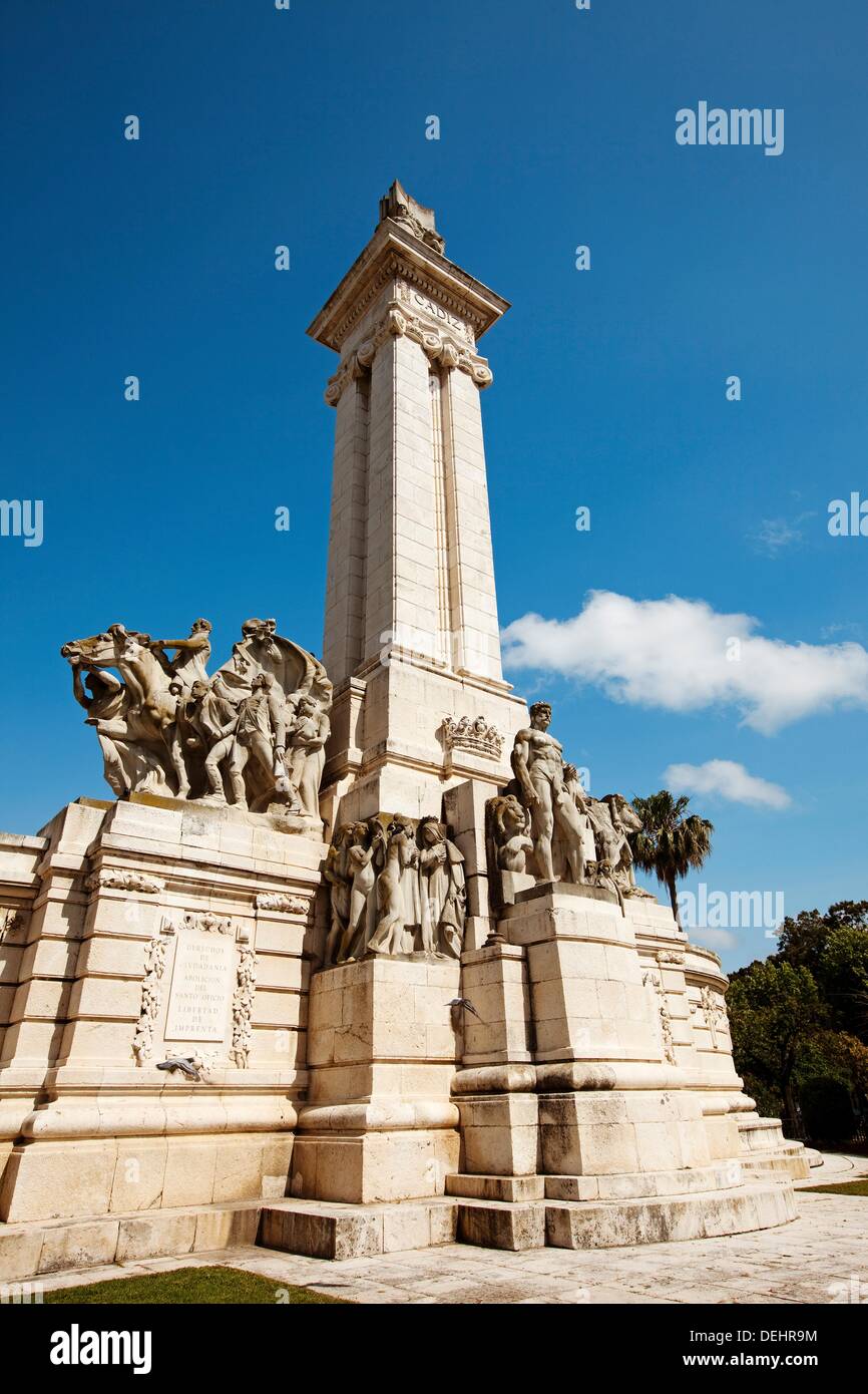 Monument to the Constitution of 1812, Cadiz, Andalusia, Spain Stock ...
