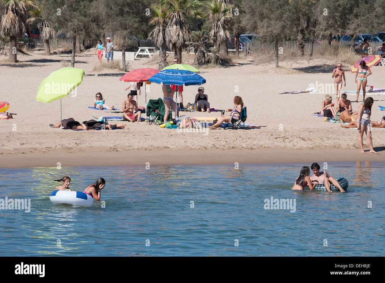 Frejus Cote d'Azur French Riviera France beach Stock Photo - Alamy
