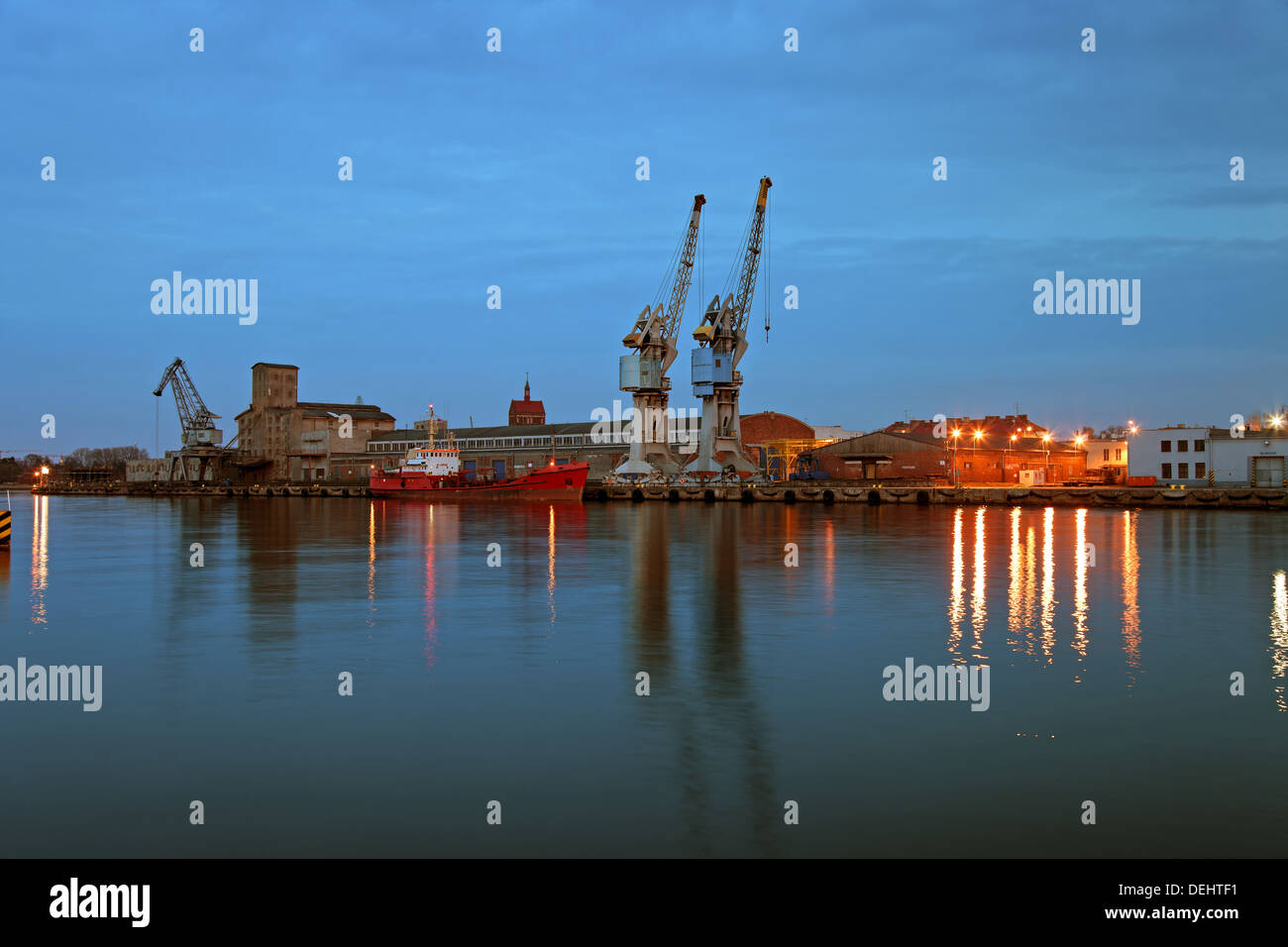 Ship tanker supplying fuel to other vessels Stock Photo - Alamy