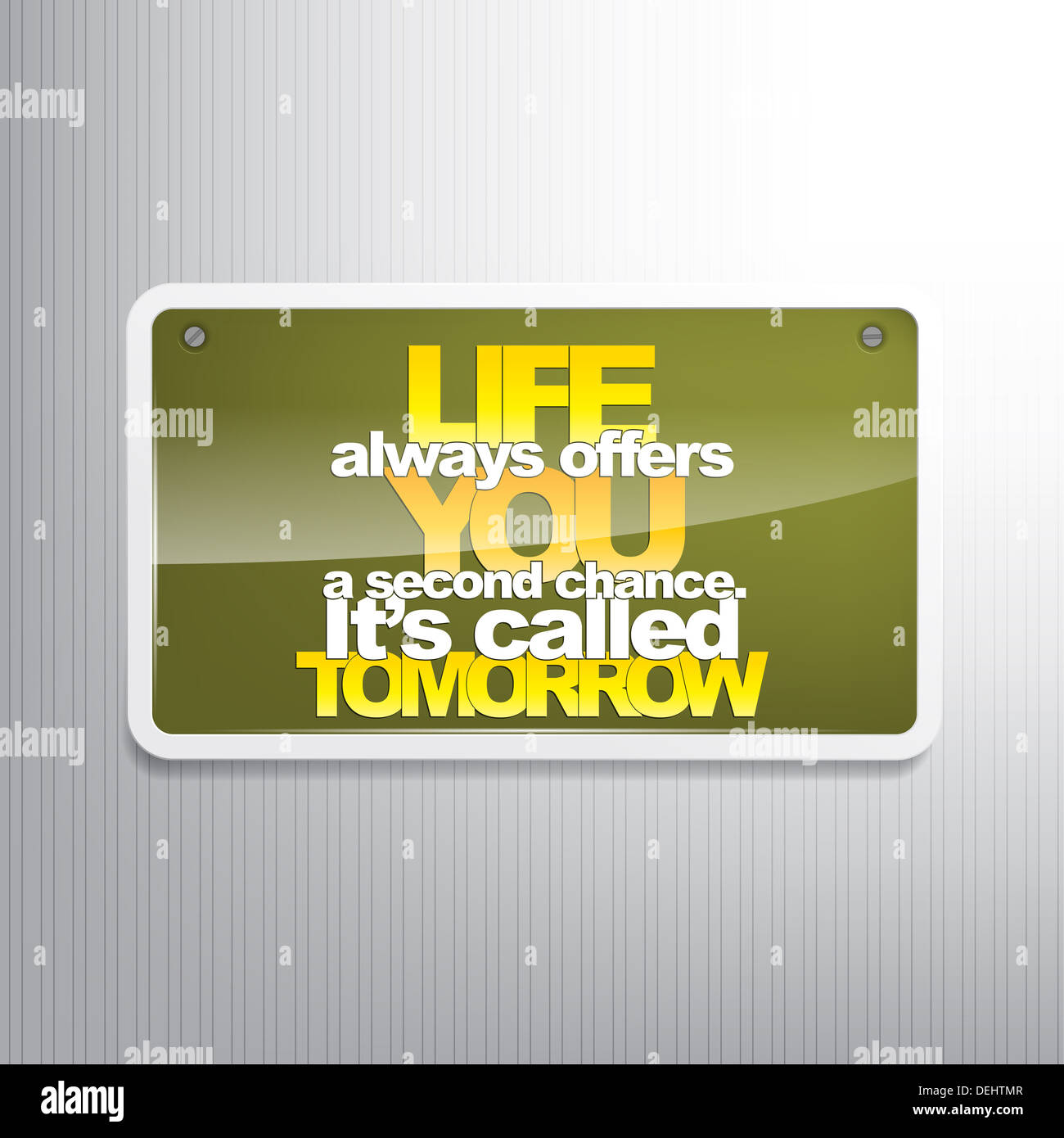 Life Always Offers You A Second Chance It S Called Tomorrow