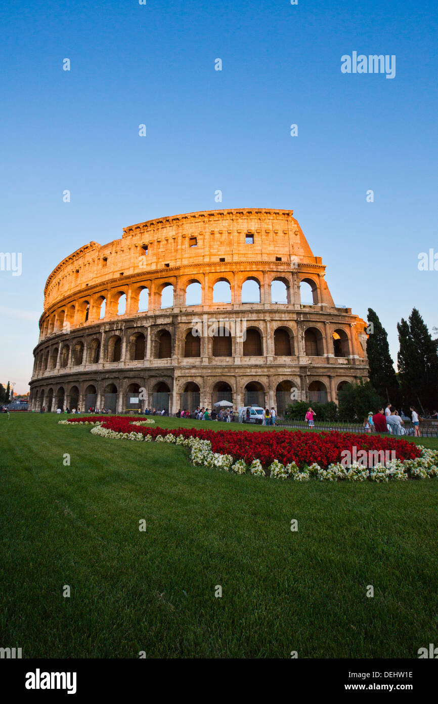 Architectural detail of the Colosseum, Rome, Lazio, Italy Stock Photo ...