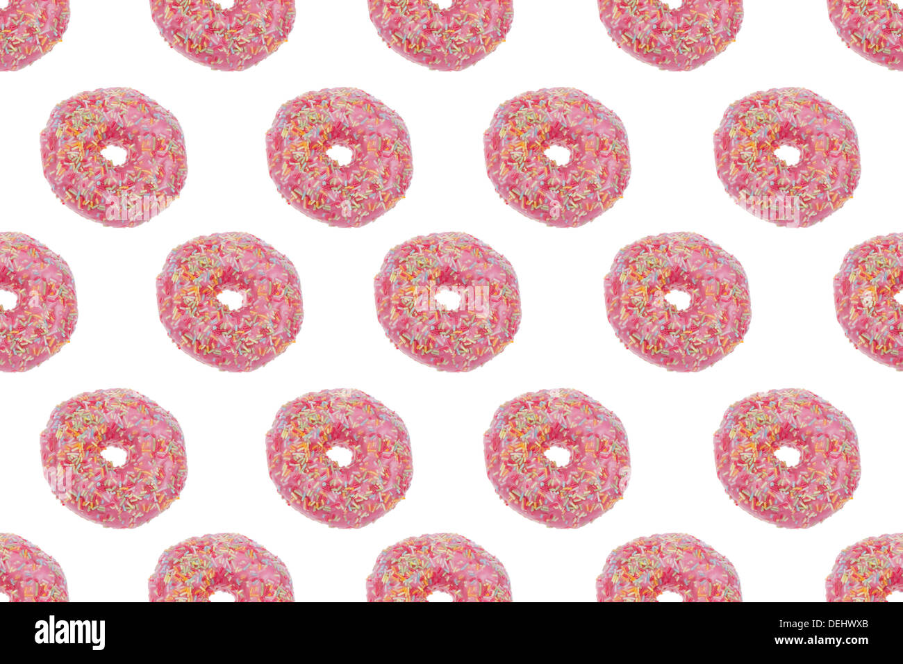 Seamless infinity pattern of Chockolate Glazed Donuts. This image can ...