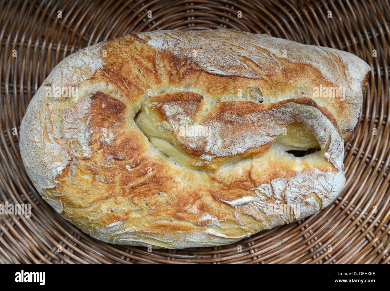 A loaf of chiabatta bread is on display in Berlin, Germany, 11 ...