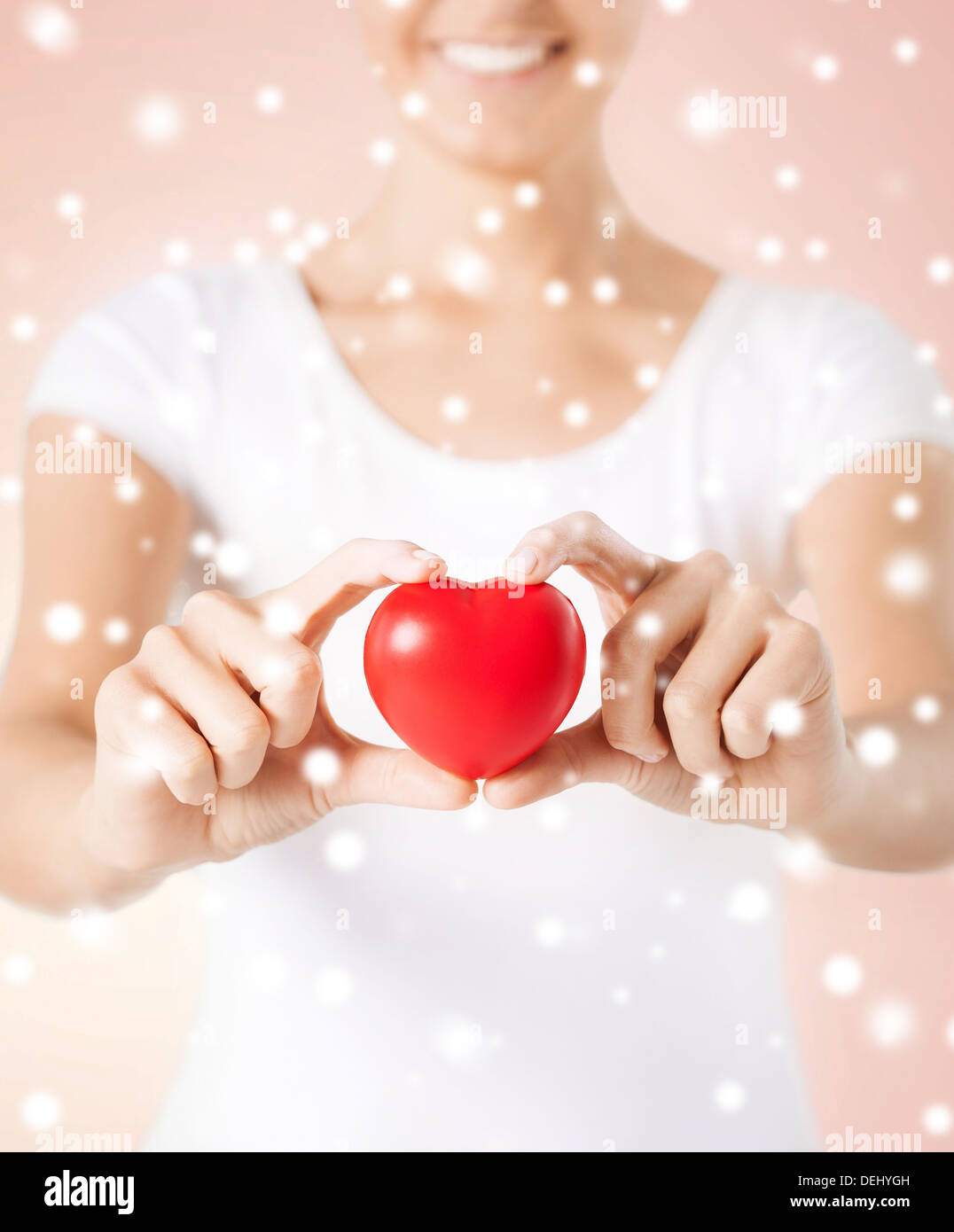 woman hands with heart Stock Photo - Alamy