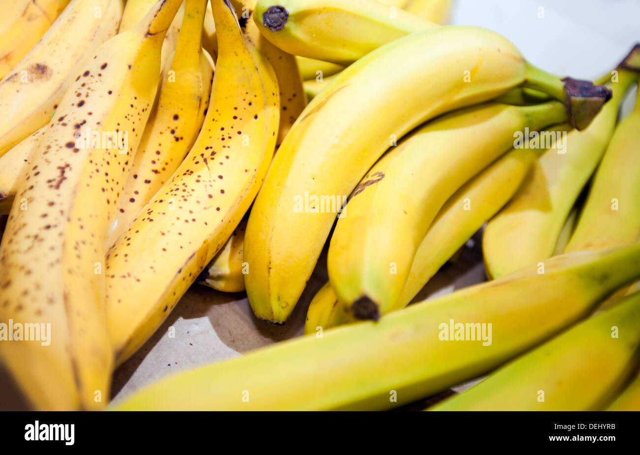 Close-up bananas market Stock Photo - Alamy