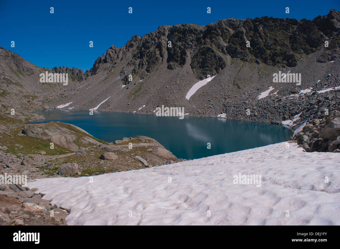 lake of pierre rouge,val d'aosta,italy Stock Photo - Alamy