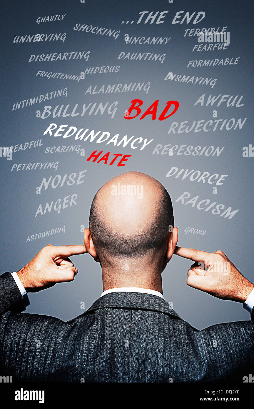 Negative words hi-res stock photography and images - Alamy