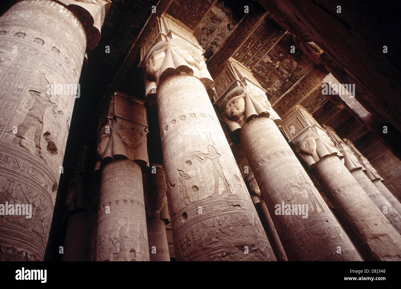 Temple of hathor dandarah hi-res stock photography and images - Alamy